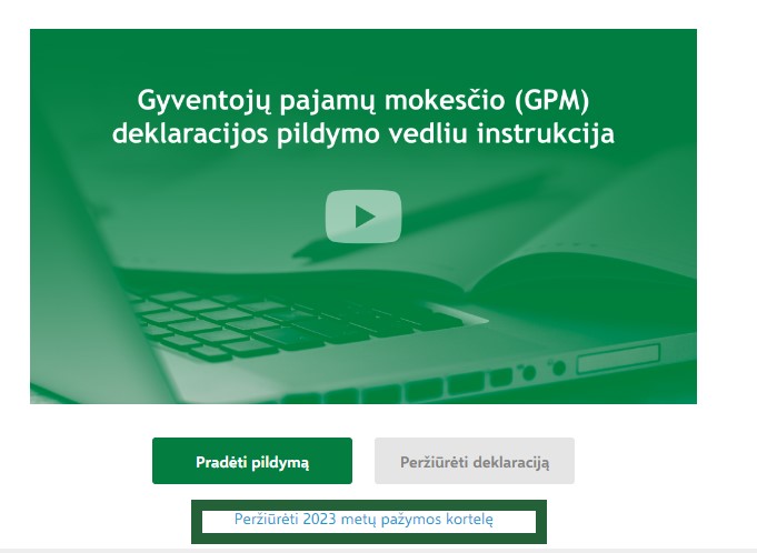 Kur galiu rasti pažymą apie gautas pajamas/išskaičiuotą pajamų mokestį ...