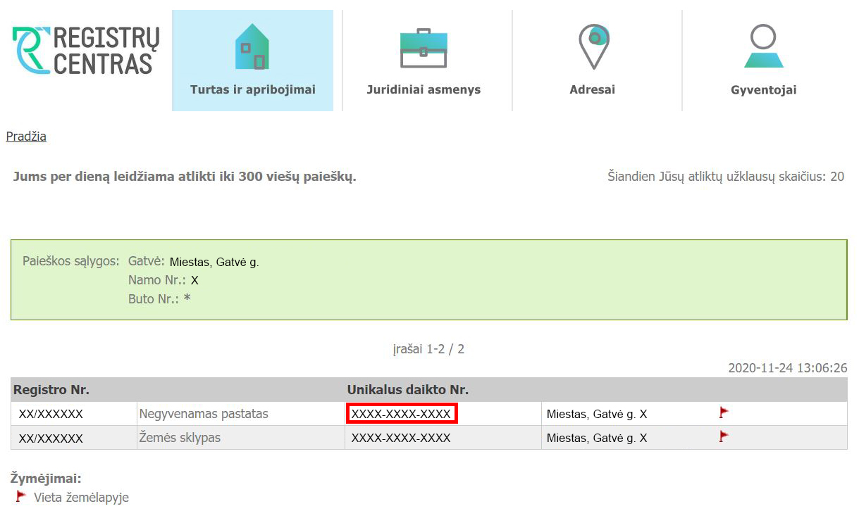 Kaip sužinoti savo turimo nekilnojamojo turto objekto (statinio ar ...